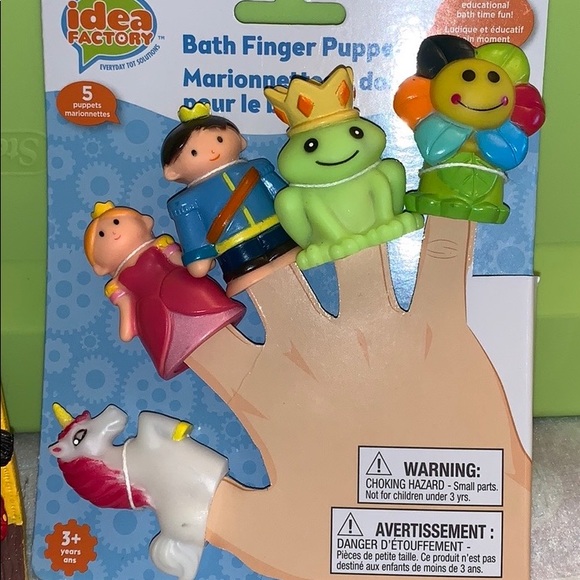 Other | Clown Frame And Bath Finger Puppets | Poshmark